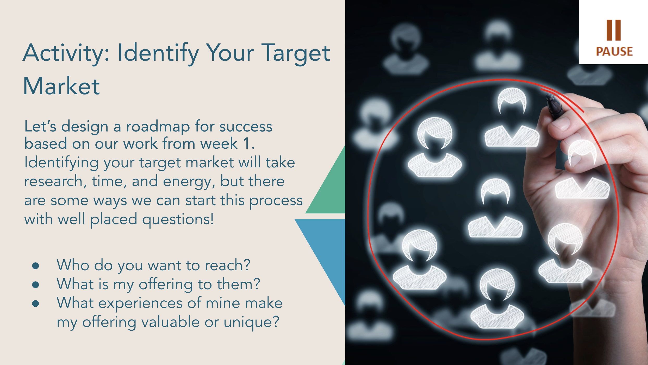 Activity: Identifying Your Target Market - StartUp Oregon